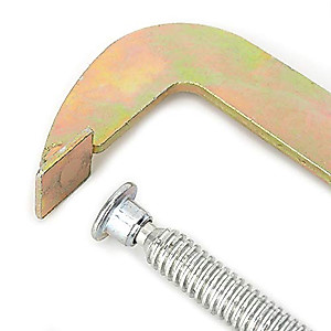 Woodwork G Clamp, Clamping Body Easy To Use G Clamp for Bonding Nailing Drilling for Welding Cutting And Bending(3in)