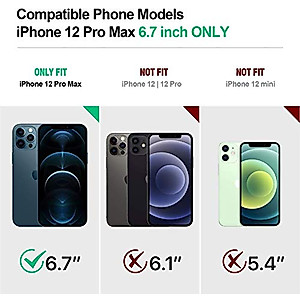 Poetic Spartan Series for iPhone 12 Pro Max 6.7 inch Case, Full-Body Rugged Dual-Layer Metallic Color Accent with Premium Leather texture Shockproof Protective Cover with Kickstand, Metallic Gun Metal