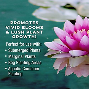 MICROBE-LIFT MLCAPM10 Concentrated Aquatic Planting Media for Accelerated Plant Growth in Ponds and Water Gardens, 10 Pounds