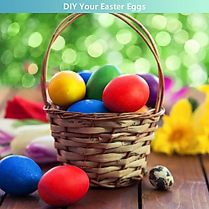 LIVTE 60 Pcs Plastic Egg Shakers Musical Maracas Eggs for Classroom Music or Playing at Home (Blue, Red, Yellow, Green, Pink, Dark Blue)