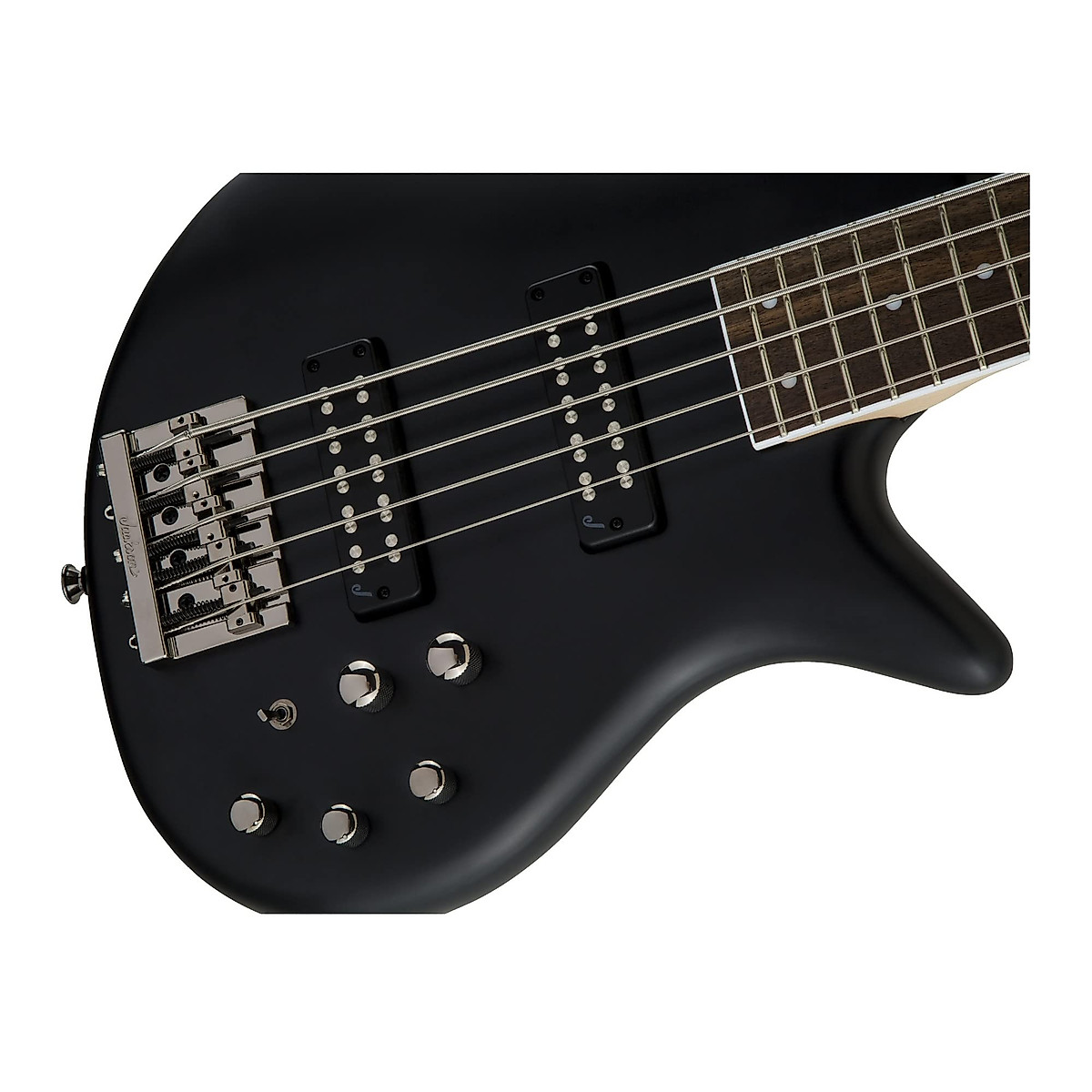 Jackson JS Series 5-String Spectra Bass JS3V, Satin Black, Laurel Fingerboard