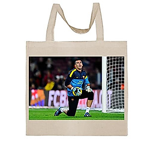 FC Carino Victor Valdes - A Nice Graphic Cotton Canvas Tote Bag FCA #FCAG698614