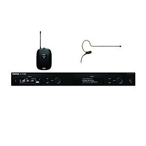 Shure SLXD14D/MX153 Omnidirectional Headworn Wireless Microphone System, Black, H55 514-558 MHz