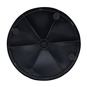 GarveeTech 65L Swing Open Trash Can, Commercial Grade Heavy Duty Brushed Stainless Steel Waste Bins, 17 Gallon Flip Top Lid Garbage Can, Outdoor | Home | Kitchen