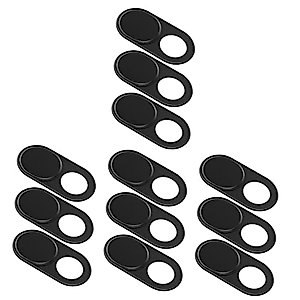 NUSITOU 12 Pcs Camera Privacy Cover Web Camera Cover Laptop Camera Cover Camera Cover Slide Webcam Privacy Lens Protector Webcam Blocker Aluminum Alloy Cell Phone Slider Safety Mask
