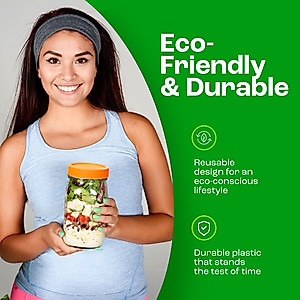 HELPFUL HOME Mason Jar Lids, Canning Lids - Leakproof, Easy to Use, Versatile Usage, Bright & Colorful, Dishwasher Safe, Fits BALL, KERR & More, Pack of 12 (6 Wide Mouth & 6 Regular Mouth)