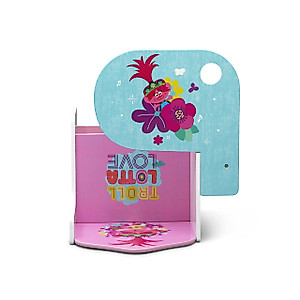 Delta Children Chair Desk with Storage Bin, Trolls World Tour