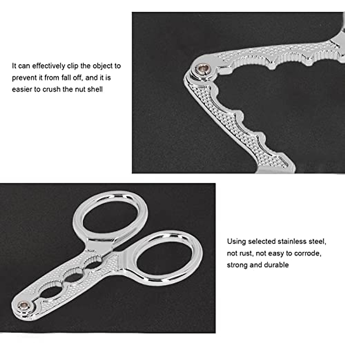 BestYiJo 5Pcs Nut Crackers Tool, Walnut Pistachio Opener Clamp Heavy Duty Nut Shell Cracker, Seafood Cracker Tool for Household