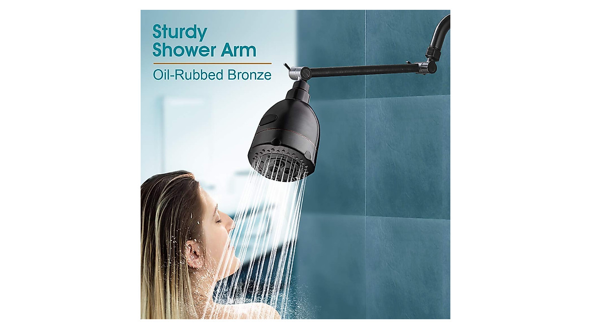 BRIGHT SHOWERS Brass Shower Arm for Perfect Shower Experience