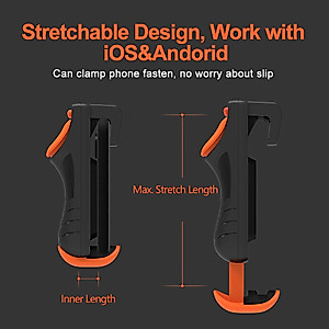 PXN P1 Mobile Game Controller for Call of Duty/PUBG/Fotnite L1R1 Trigger Joystick Android and iOS Gamepad for 4-6 Inch Phone (a Pair)