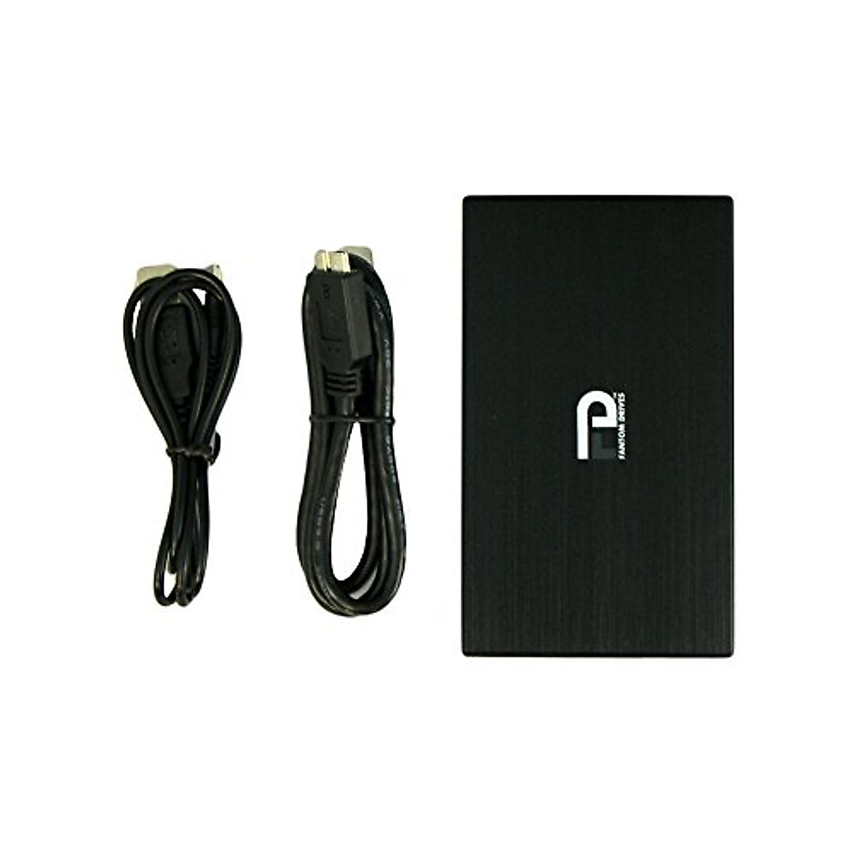 Fantom Drives FD 2TB Xbox Portable Hard Drive - USB 3.2 Gen 1-5Gbps - Aluminum - Black - Compatible with Xbox One, Xbox One S, Xbox One X (XB-2TB-PGD)