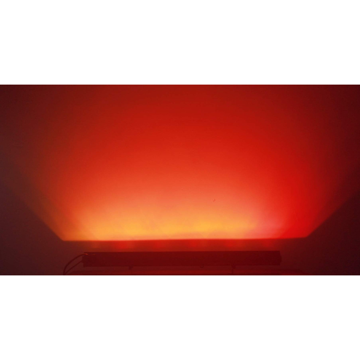 DragonX RGBA Wall Wash Light Bar Plus | 65W LED Wide Beam Horizon Uplights, Professional DJ Stage Strip Strobe Flood Lighting Package DMX for Church, Wedding, Disco, Indoor Party, Club, Band