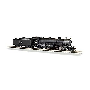 Bachmann Trains Usra Light 2-8-2 Dcc Sound Value Equipped Locomotive - Chicago & Eastern Illinois #1925 W/Medium Tender - HO Scale, Prototypical Black