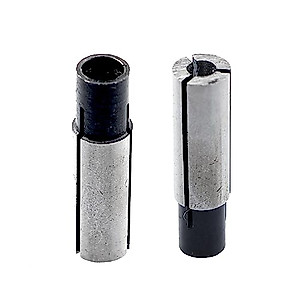 Router Collet Adapter DZS ELEC 5PCS 6.35mm to 4mm Die Grinder Chuck Driver for CNC Engraving Machine, Router Chuck Converter