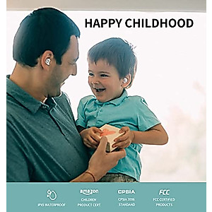 AMAFACE Panda Kids Earbuds Cute Wireless Earbuds and in-Ear Headphones Gifts for School Girls and Boys - Great for Kids who Listen to Songs, Study, Exercise and Love Animals,Headphone case White…