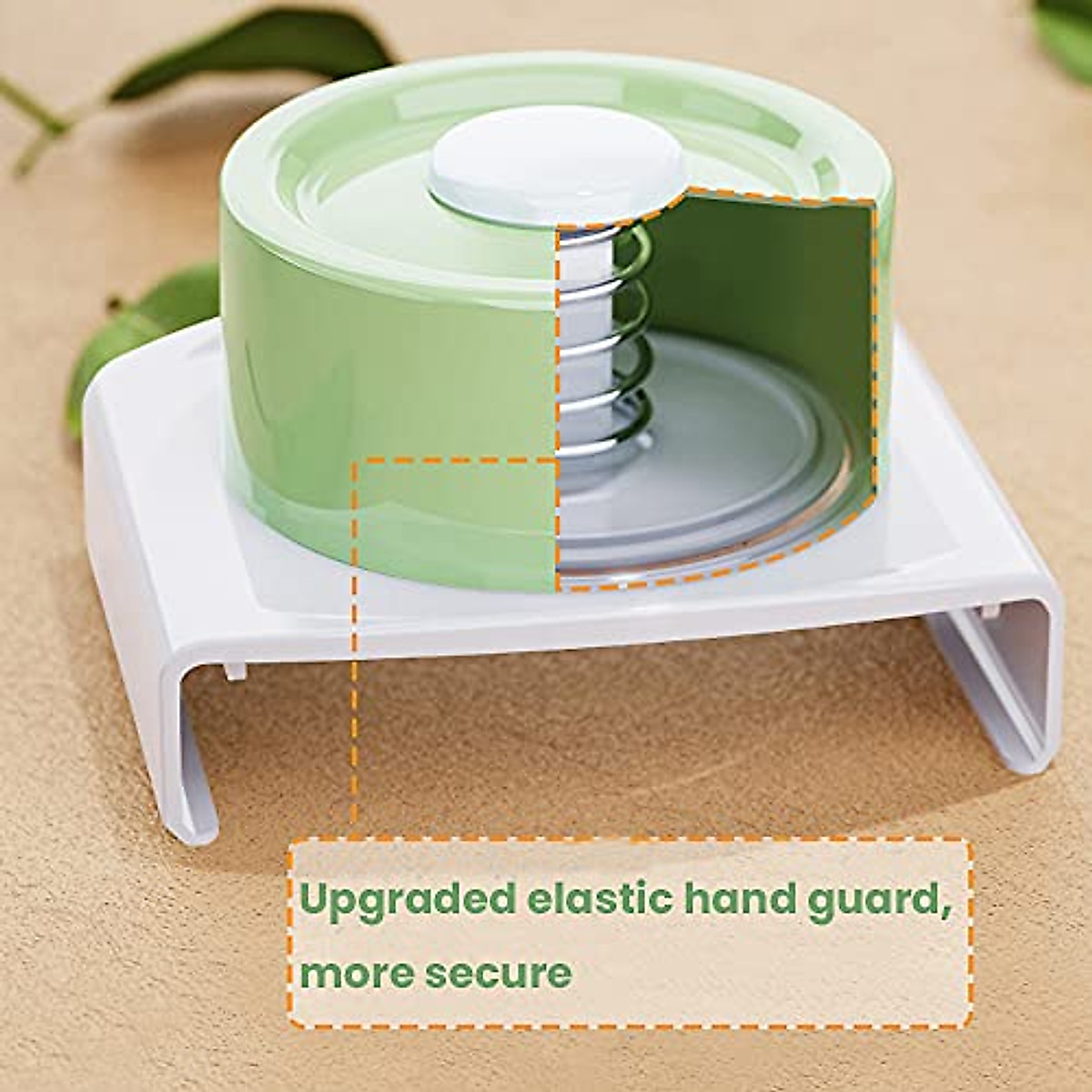 Bugucat Vegetable Chopper, Vegetable Cutter Food Slicer Dicer, 6 Interchangeable Blades Set Veggie Slicer Manual Slicer Kitchen for Garlic, Cabbage, Carrot, Potato, Tomato, Fruit, Salad