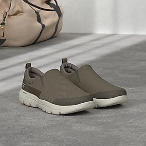 Skechers mens Go Walk Evolution Ultra - Impeccable Sneaker, Khaki, 13 X-Wide US