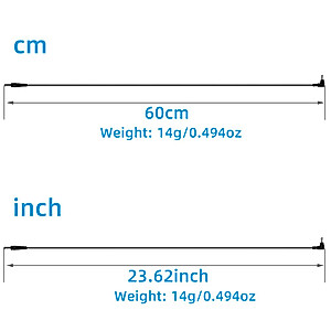 Godtone 4 Pack Guitar Effect Pedal DC Cable 5.5mm x 2.1mm Power Lead Cord, 60CM Male to Male (4 Power Cable)