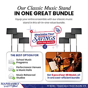 Manhasset Sheet Music Stands (MAN4806)