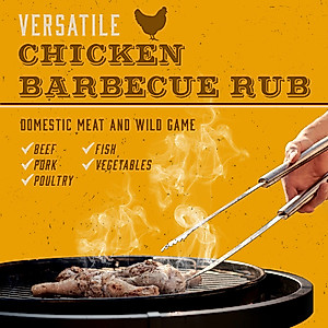 Chick Magnet Rotisserie Chicken Seasoning Rub for Cooking, Smoking, and Grilling, Gluten-Free, Low Sodium, Keto-Friendly Chicken Seasoning Spice Blend in 7oz Shaker - DennyMike’s