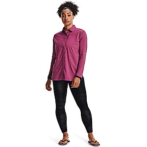 Under Armour Tide Chaser 2.0 Fish Long-Sleeve T-Shirt, Pink Quartz (678)/ Meteor Pink, Small