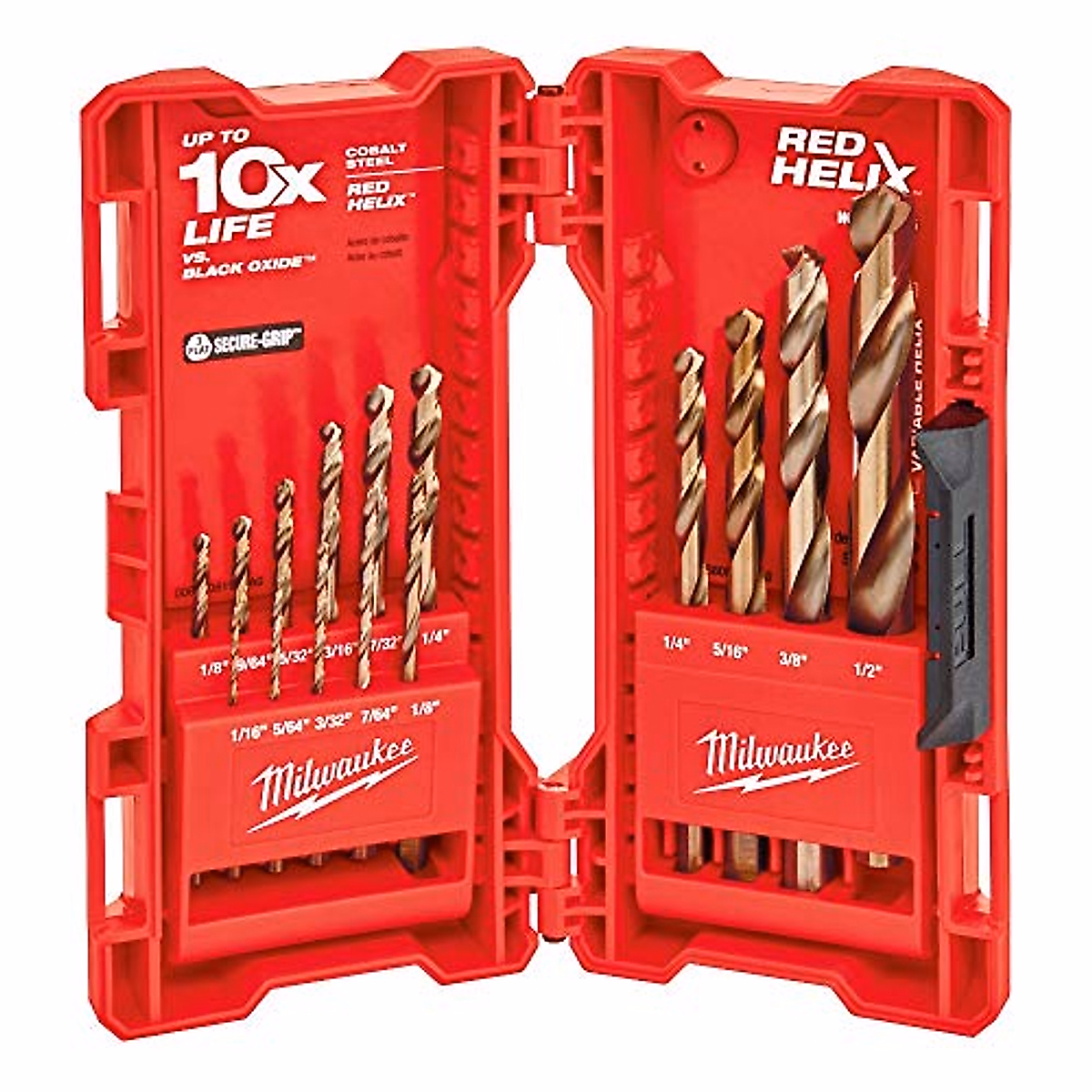 Milwaukee 48-89-2331 15 Piece Cobalt RED HELIX Kit