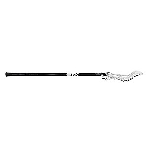 STX Lacrosse Exult 600 Complete Stick with Runway Pocket, White