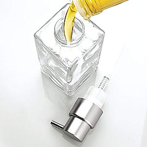 iDesign Casilla Foaming Soap Dispenser for Kitchen, Bathroom, Sink, Vanity, Holds 14 oz, Clear