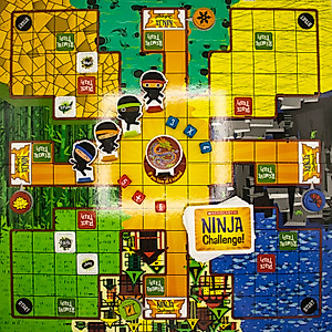 University Games | Scholastic Number Ninjas Math Master Board Game, Reinforces Mathematics Skills for Kids, for 2 to 4 Players Ages 7 and Up