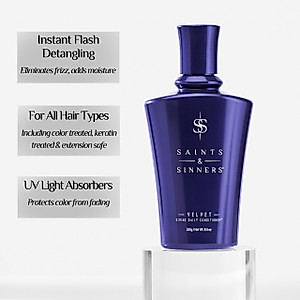 Saints & Sinners Velvet Divine Daily Conditioner for Dry, Moisture-Starved, Damaged Hair - Repair, Strengthen, Detangle & Eliminate Frizz.