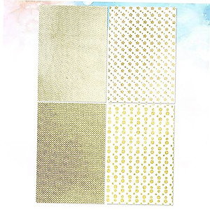 SOLUSTRE Wedding Wrapping Paper Gold Print Wrapping Paper