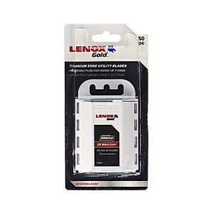 Lenox 20351GOLD50D 5 Pack 50 Pc. Gold Utility Knife Blade
