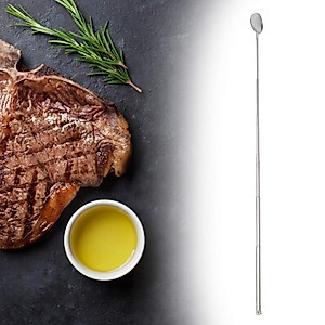 Spoon,Telescopic Spoon,Extendable Spoon,62cm Long Stainless Steel Telescopic Spoon Extendable for Barbecue Tableware Supplies 8.66~24.4inch (Spoon)