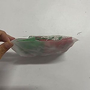 Souarts Pack of 50pcs Christmas Clips, Snowflake Red Wood Clothespins for Game Favors Craft, Wood Clips Set for Card Paper Photo Photography Activity (Red)