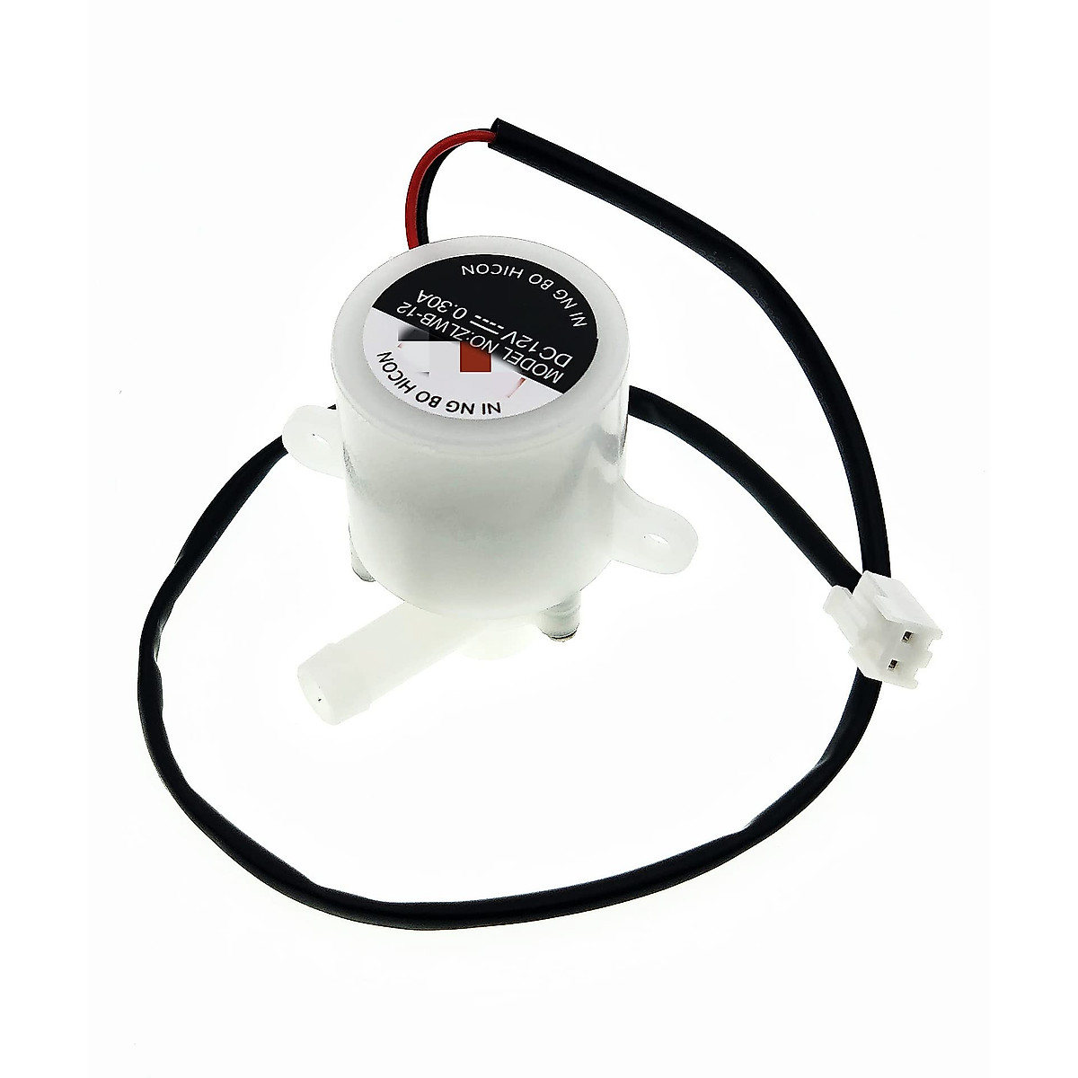 ZLWB-12 HZB-12A/25BF Household Small Bullet Ice Maker Water Pump Compatible with HZB-50A/ HZB-50/ HZB-60/ HZB-80/ HZB-25BF/ HZB-13F/ HZB-20F/ HZB-20FA Ice Maker Machine DC 12V 0.3A