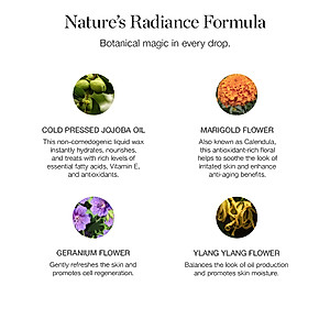 Ogee Jojoba Glow Face Oil – Organic & Natural, Moisturizing, Multi-Tasking Facial Treatment Oil (30ml)