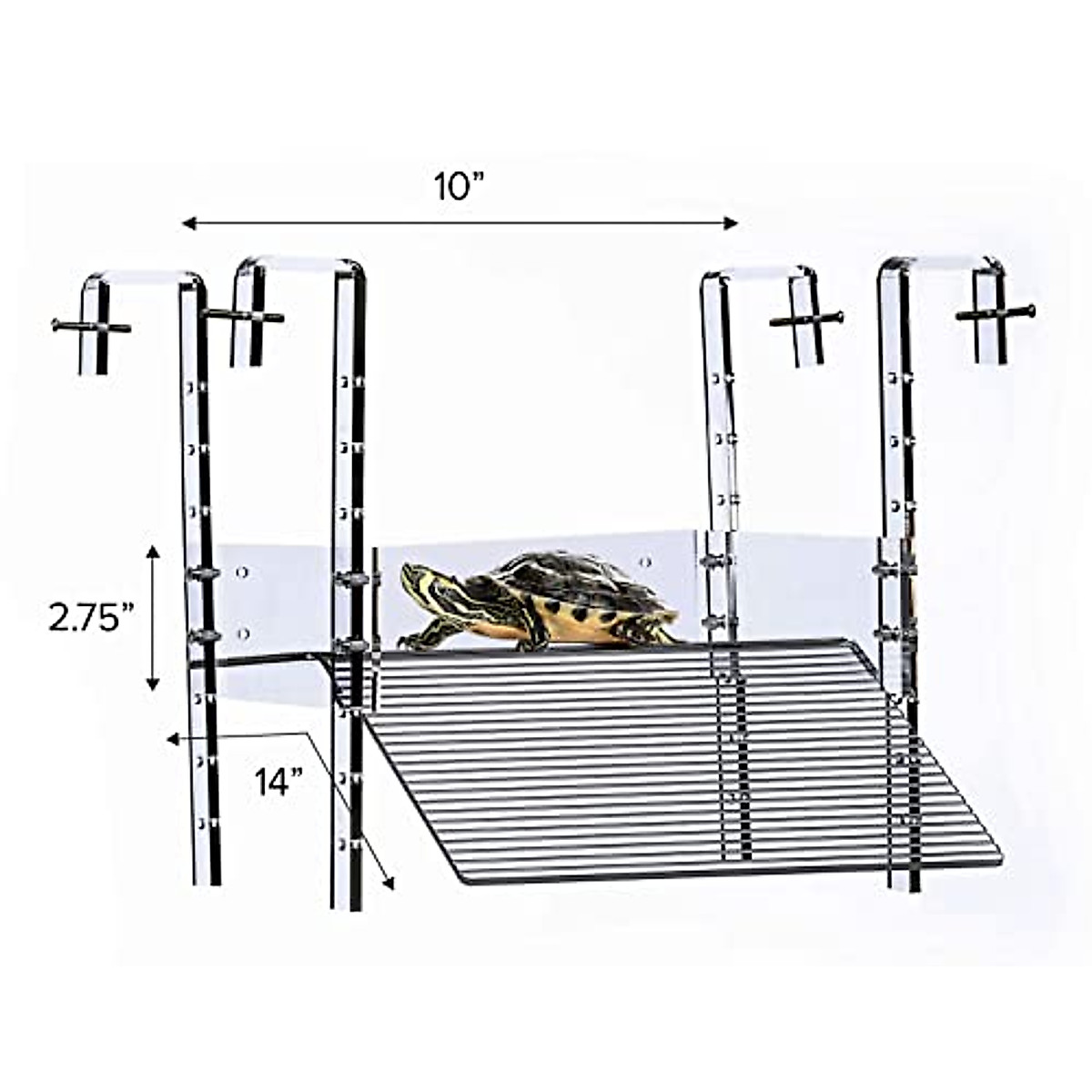 LaBrinx Designs Wide Hanging Turtle Ramp - Aquatic Reptile Basking Platform