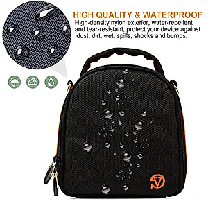 ROXIE Professional Point and Shoot Camera Case Bag for Canon PowerShot G9 G7 G5 G1 X Mark III ELPH 360 HS G9 G7 G5 G1 X Mark III ELPH 360 HS