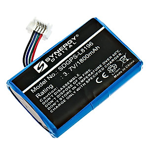 Synergy Digital GPS Battery, Compatible with Garmin Zumo 590 GPS, (Li-ion, 3.7V, 1800mAh) Ultra High Capacity, Replacement for Garmin 010-12110-003, 361-00077-00, 616-00077-00 Battery