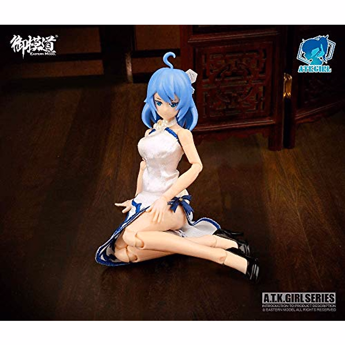 Eastern Model ATK Girl 1/12 Scale Four Symbols Series Clothes Cheongsam Set for Mecha Girl Model Figures