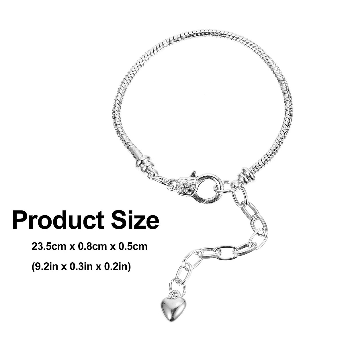 EXCEART 5pcs Snake Bone Chain Bracelet Snake Bone Chains Women Wrist Chains Fashionable Wrist Jewelry Wrist Decor Jewelry Accessory Lobster Clasp Bracelet Diy Bracelets Copper Bracelet