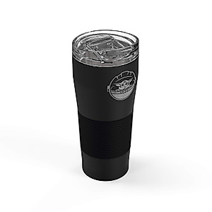 Zak Designs Star Wars The Mandalorian Vacuum Insulated Stainless Steel Lynden Wrap Tumbler (Baby Yoda/The Child, 28 oz, BPA-Free)