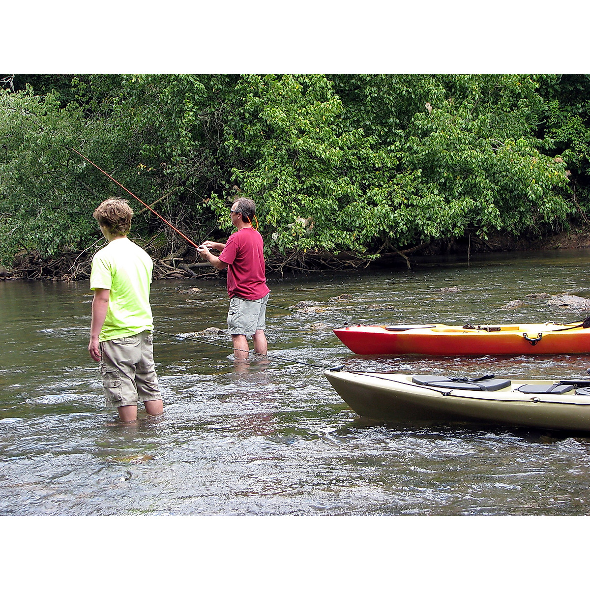 Made in The USA Kayak Paddle Leash/Gear Leash with Cord Stop (OD Green)