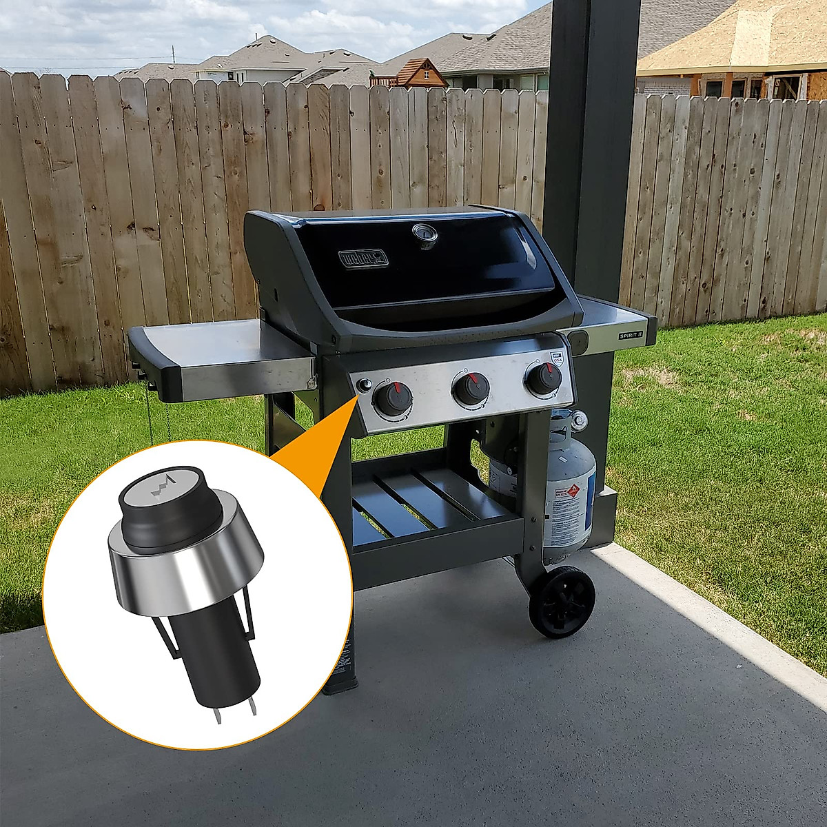 Starter Button Switch Replacement Parts for Weber Genesis II and Spirit II(2017 and Newer),66220 Grill Ignition for Weber Spirit E/S-210, 220, 310, 315, 320, 330 (2013 and Newer),1 Pack