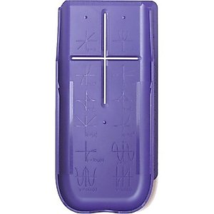 EZ Graphing Purple Hard Slide Cover for TI 84 Plus, TI 84 Plus C Silver Edition (not for TI 84 Plus CE)