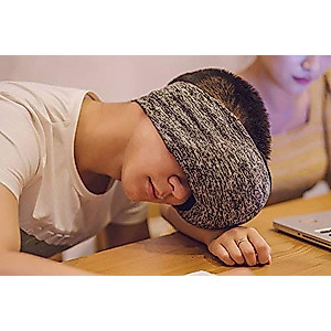 7777777 2 in 1 Travel Pillow and Eye Mask Ultra Soft Neck Pillow Compact and Versatile Travel Voyage Pillow Portable for Airplanes, Cars, Office Naps, Camping, Trains