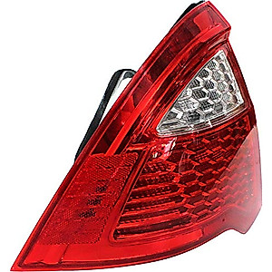 Evan Fischer Driver Side Tail Light Assembly Compatible with 2010-2012 Ford Fusion Lens and Housing