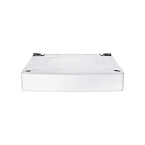 SAMSUNG 27” Wide Laundry Riser Pedestal Stand for 27” Wide Front Load Washer or Dryer, Lifts Machine 6”in Height, WE272NW/A3, White