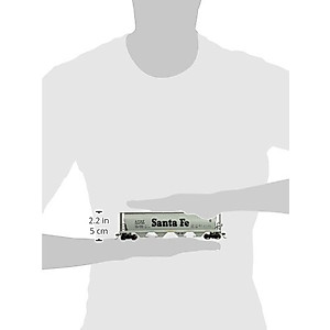 Bachmann Trains - Canadian 4 Bay Cylindrical Grain Hopper - Santa Fe - HO Scale