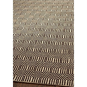 SAFAVIEH South Hampton Collection 8'9" x 12' Brown SHA243A Handmade Flatweave Area Rug